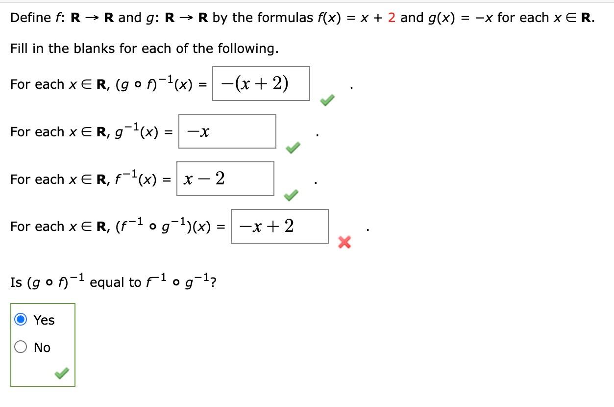Solved Define Fr→r And Gr→r By The Formulas Fxx2 And 