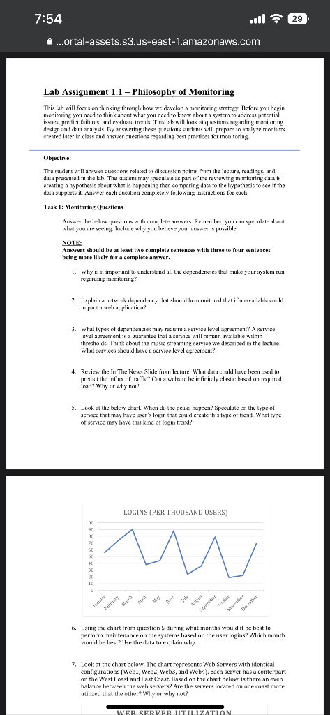 Solved Lab Assignment 1.1-Philosophv of Monitoring This lab | Chegg.com