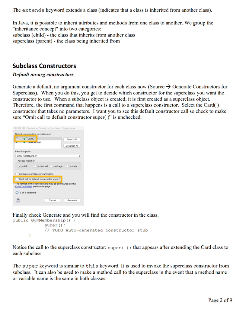 Solved In Eclipse, create a Java project called | Chegg.com