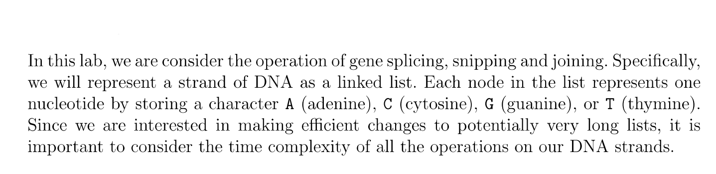 Solved In this lab, we are consider the operation of gene | Chegg.com