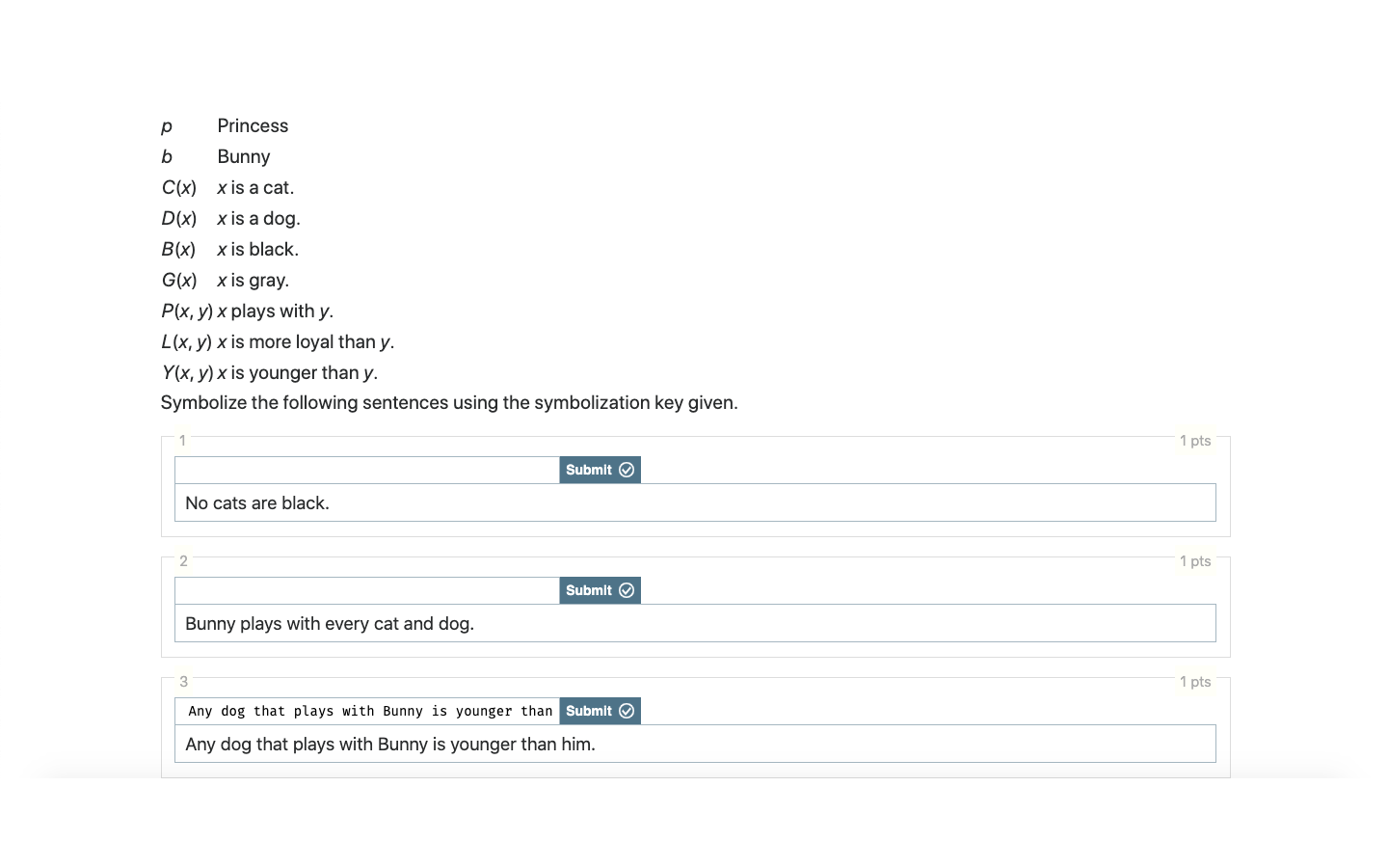 Solved Hi if you can could you please solve number 2, bunny | Chegg.com