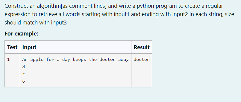 Solved Construct an algorithmſas comment lines) and write a | Chegg.com