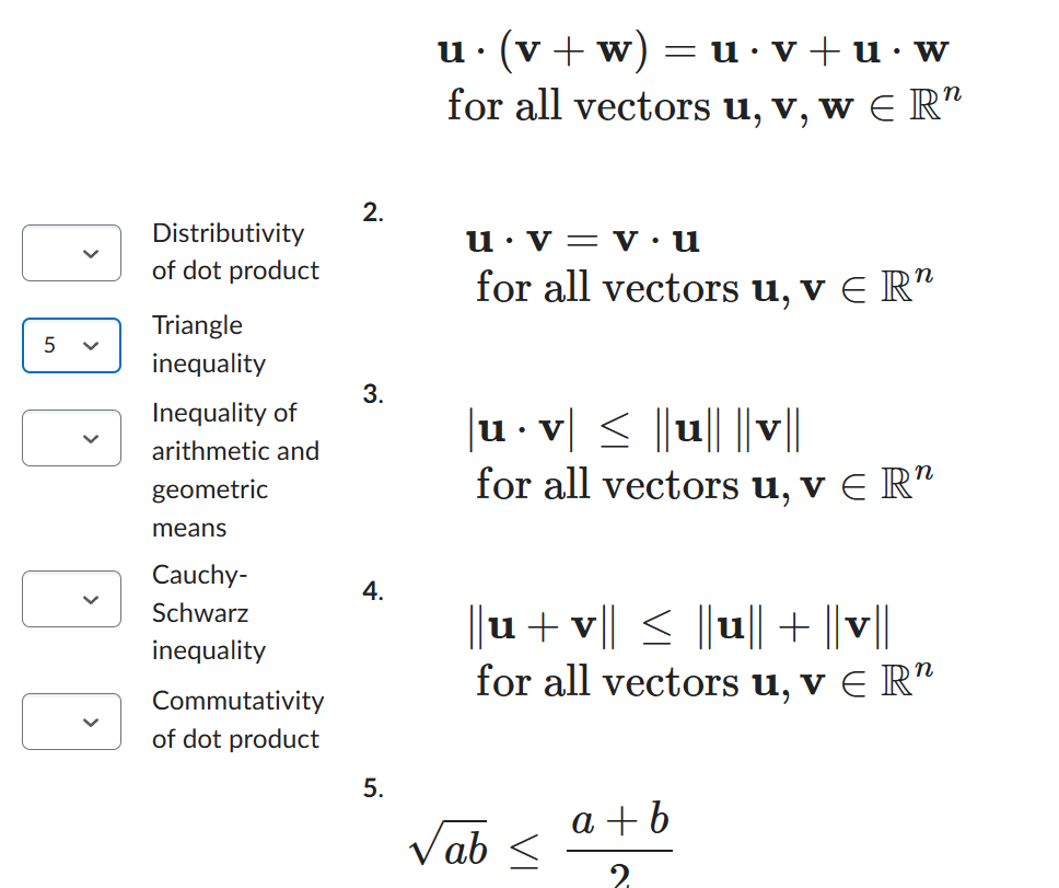 Solved u*(v+w)=u*v+u*w ﻿for all vectors | Chegg.com