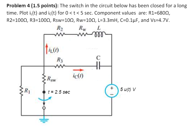 Solved Solve the following Problems using LTSpice: The | Chegg.com