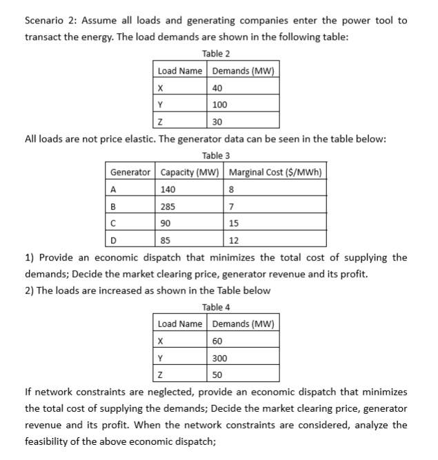 2 Subjects: Consider a network with three buses and | Chegg.com