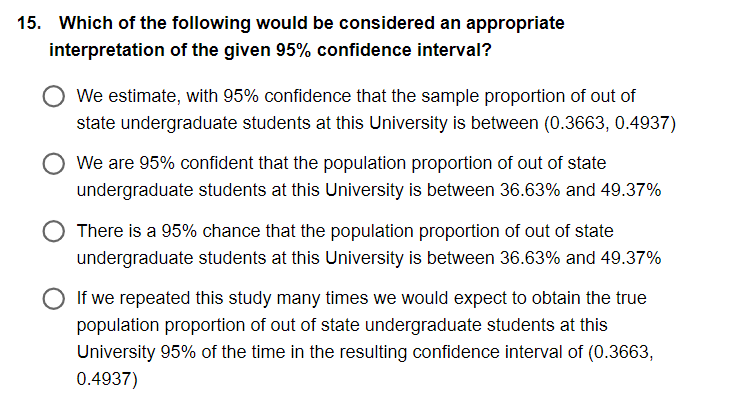 Solved 5. Which of the following would be considered an | Chegg.com