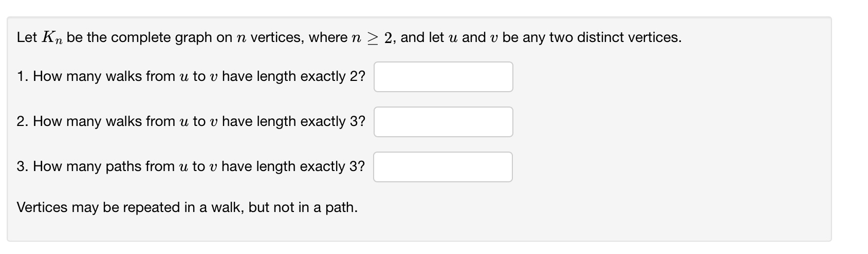 Solved Let Kn be the complete graph on n vertices, where | Chegg.com