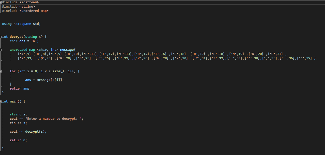 Solved With this code, I can input a char and the int that | Chegg.com
