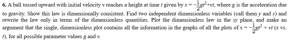 Solved by an EXPERT A ball tossed upward with initial velocity v ﻿reaches | Chegg.com
