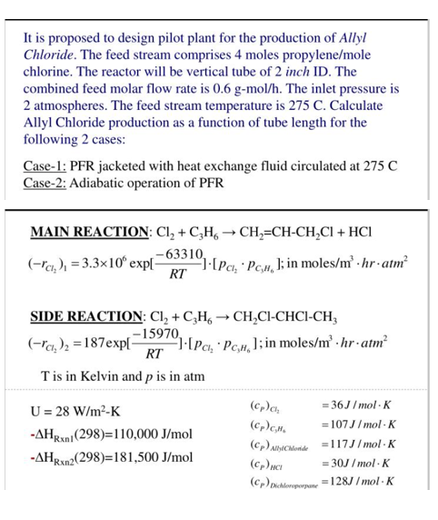 Solved It is proposed to design pilot plant for the | Chegg.com