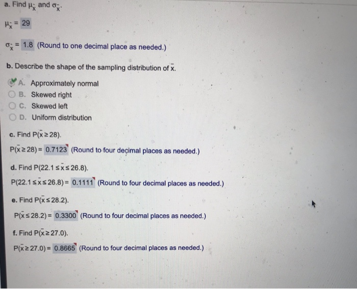 Solved A Random Sample Of N 100 Observations Is Selected