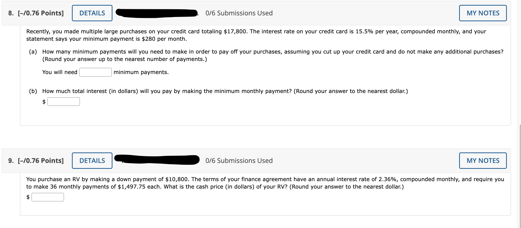 Solved Compute each periodic interest rate, as a decimal, | Chegg.com