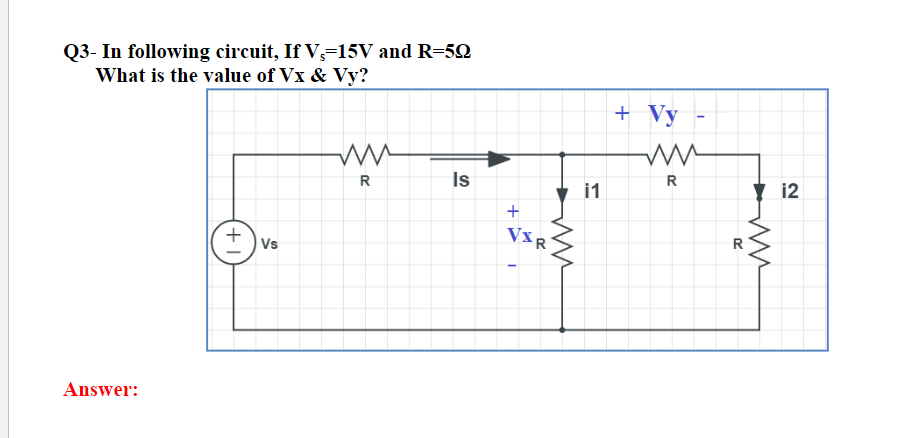 Solved find Req and i1 and i2 by using current divider | Chegg.com