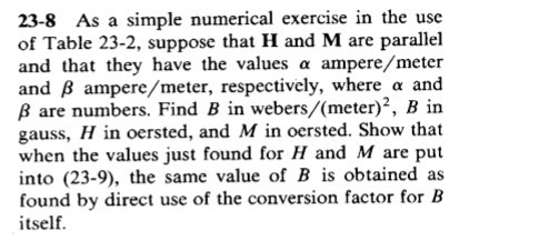 Solved 23-8 As a simple numerical exercise in the use of | Chegg.com