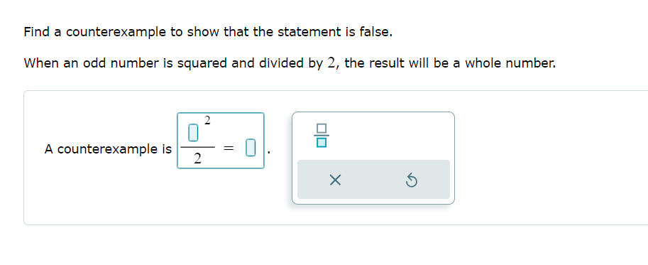 Solved Find a counterexample to show that the statement is | Chegg.com