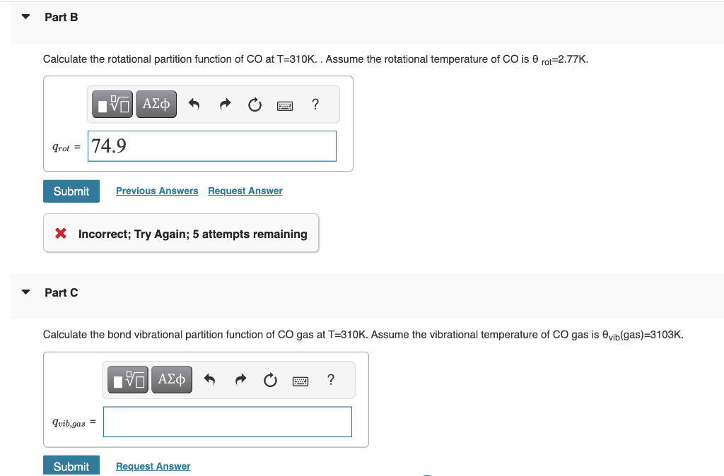 In This Exercise We Will Use Partition Functions And