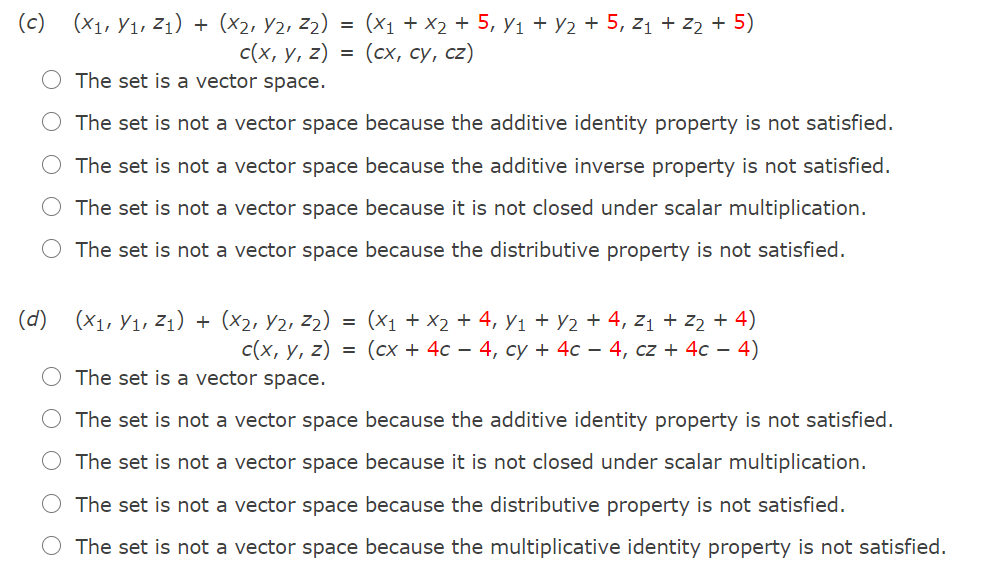 Solved Rather than use the standard definitions of addition | Chegg.com