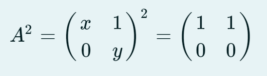 Solved Find the values of x, y in the matrix A so that it | Chegg.com