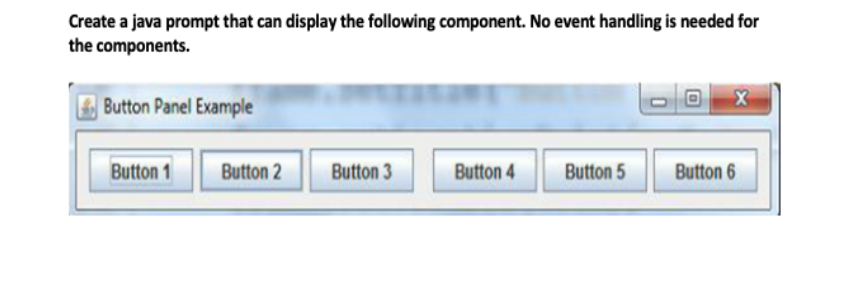 Solved Create a java prompt that can display the following | Chegg.com