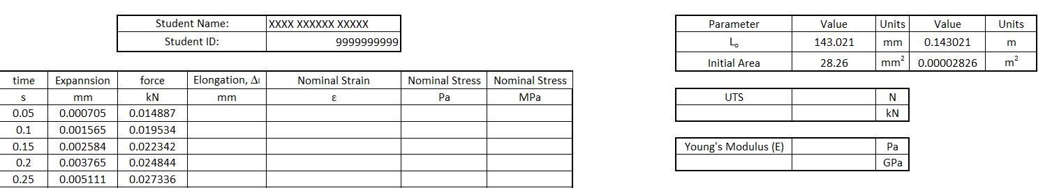 Solved \begin{tabular}{|c|c|} \hline Student Name: & XXXX | Chegg.com