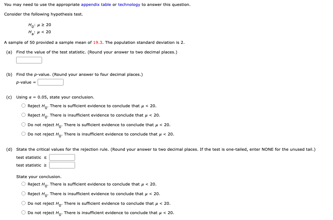 Solved You may need to use the appropriate appendix table or | Chegg.com