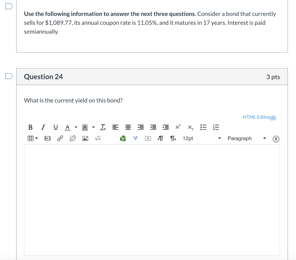 Solved Use the following information to answer the next | Chegg.com