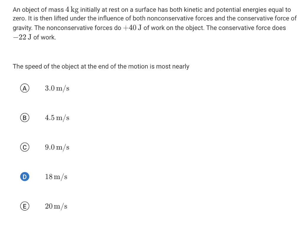 Solved An object of mass 4 kg initially at rest on a surface | Chegg.com