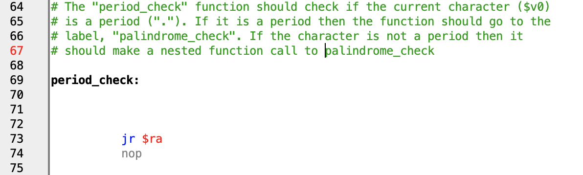 Solved \# The "period_check" function should check if the | Chegg.com