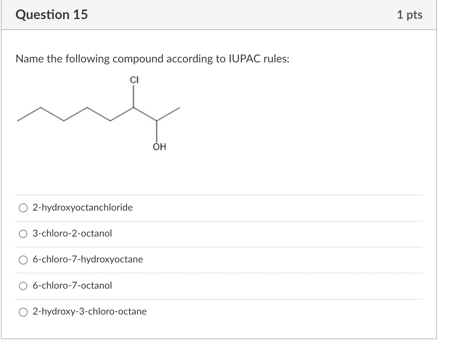 Solved Name the following compound according to IUPAC rules: | Chegg.com