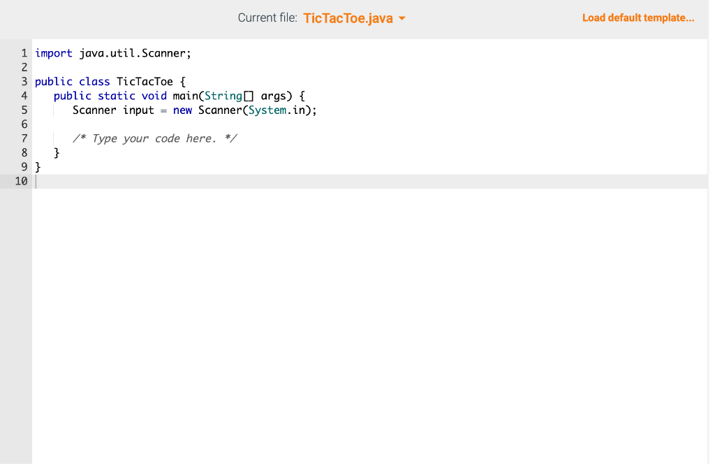 Solved This Project Creates A Simple Tic Tac Toe Game You 