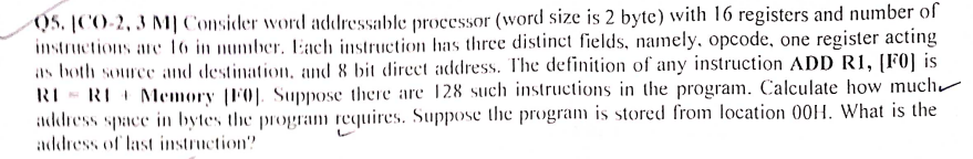 Solved Q1) suppose a program contains s portion of code | Chegg.com