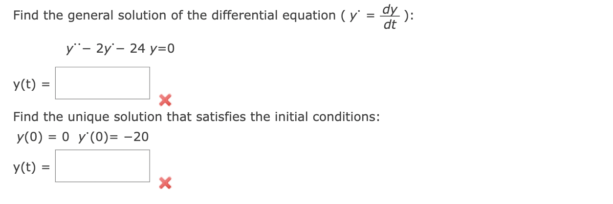 [Solved]: Find the general solution of the differential eq