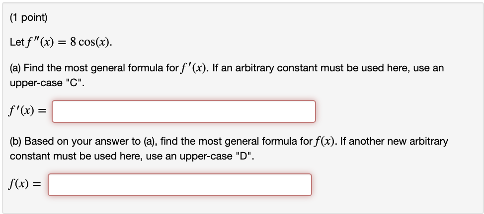 Solved (1 point) Definition: The area A of the region S that | Chegg.com