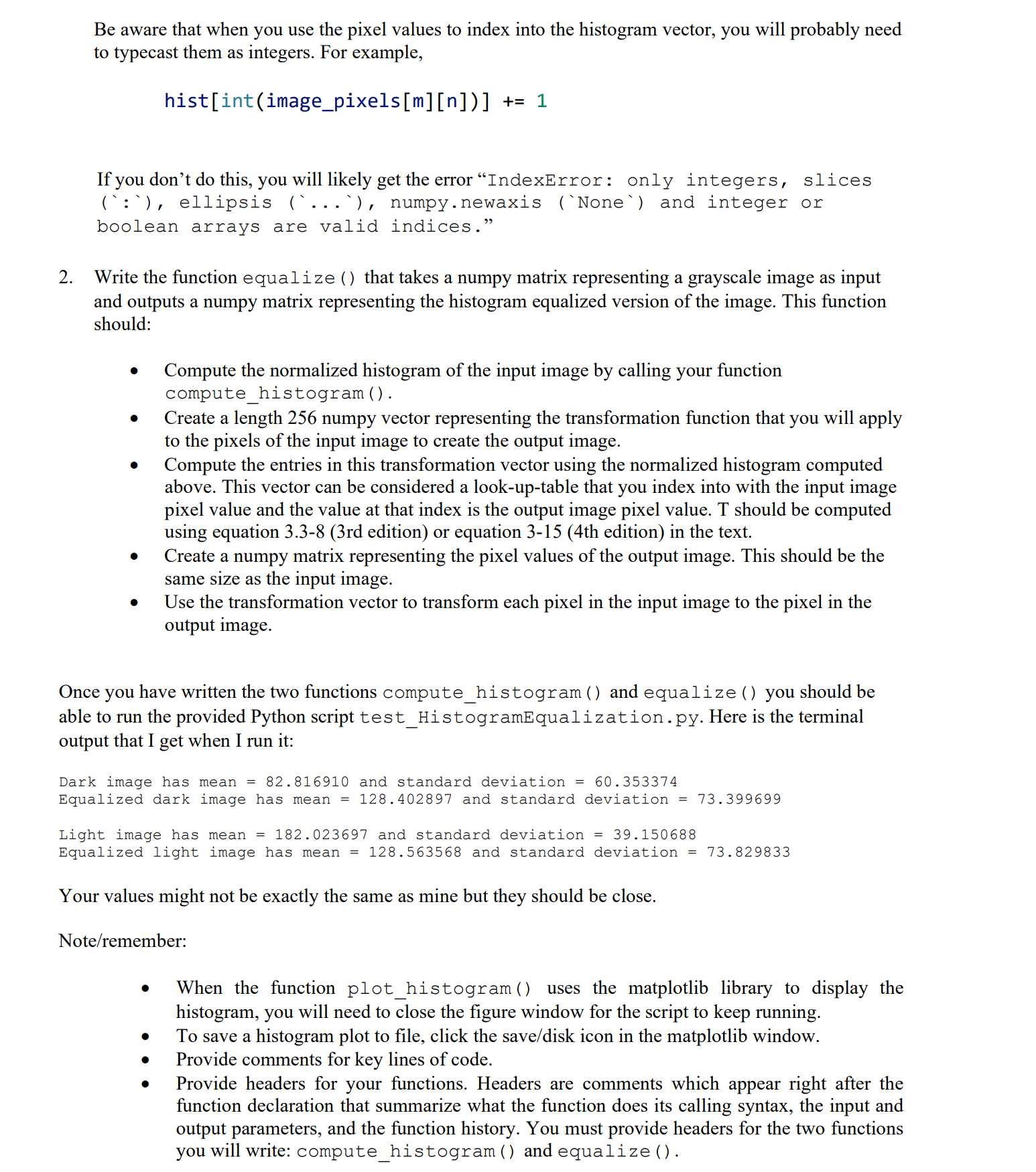 Solved The lab consists of two experiments: 1. Performing | Chegg.com