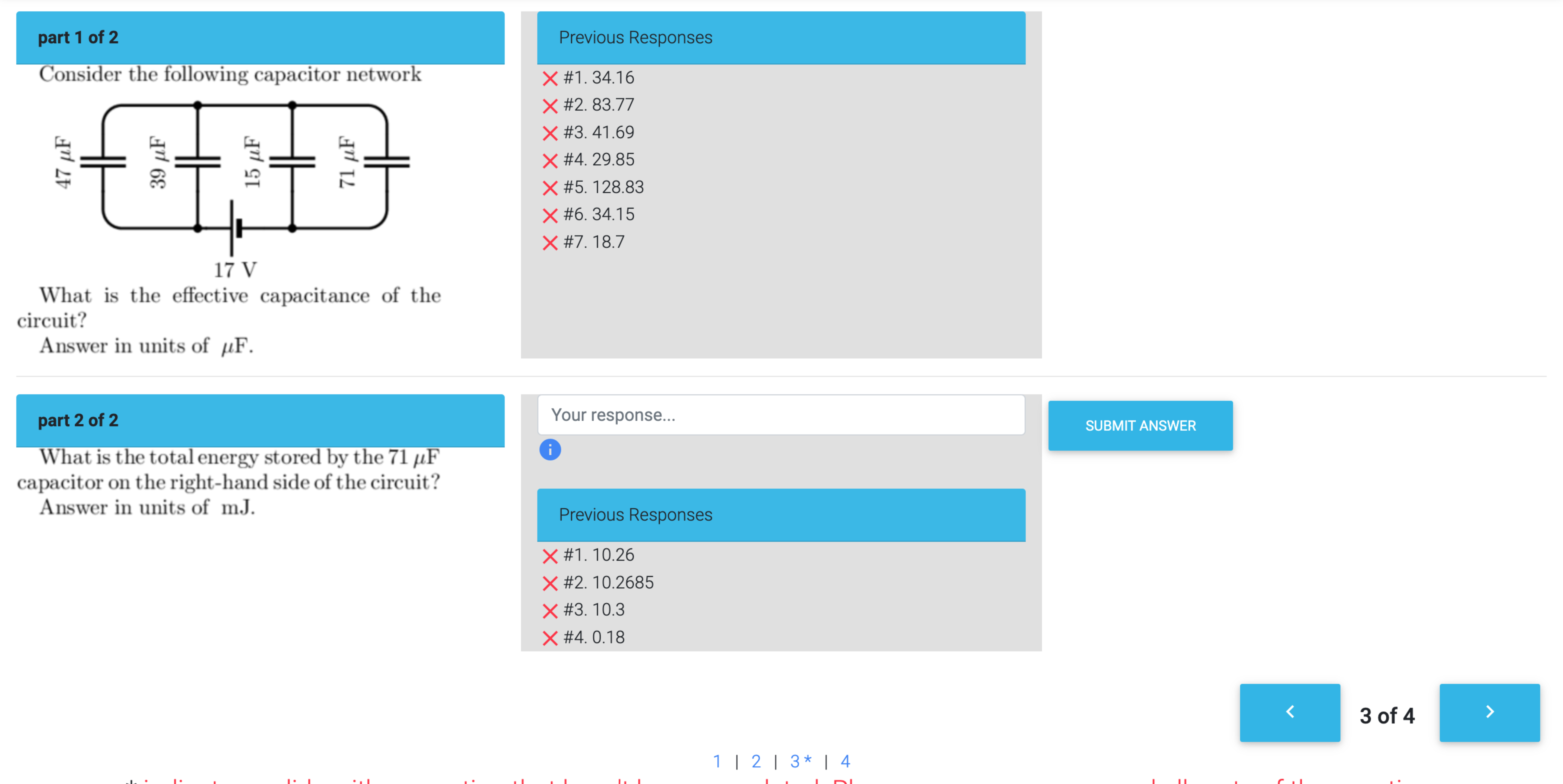 Solved part 1 of 2Consider the following capacitor | Chegg.com