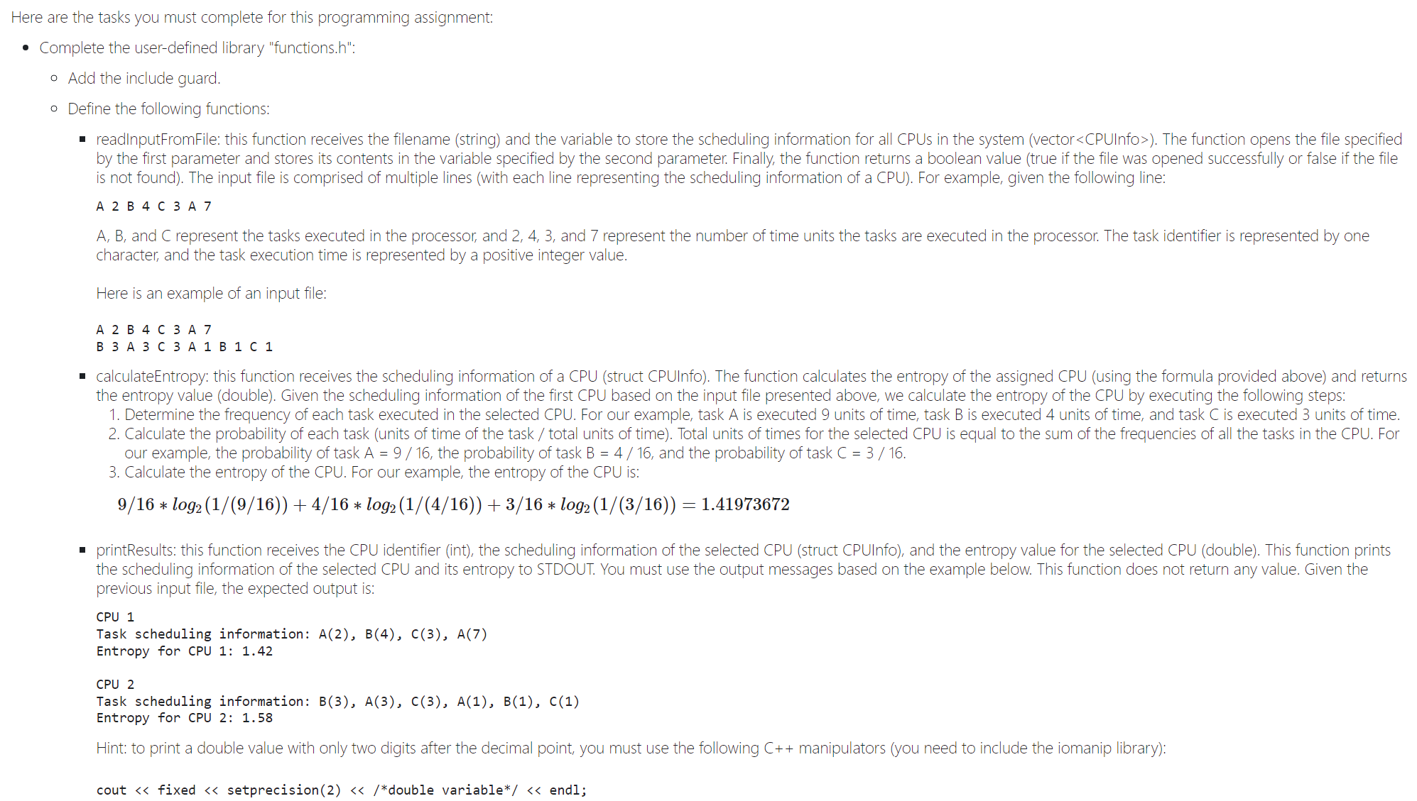 Solved re are the tasks you must complete for this | Chegg.com