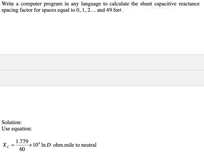 Solved Write a computer program in any language to calculate | Chegg.com