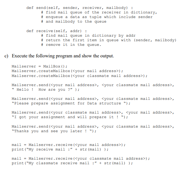 Solved DATA STRUCTURE- PYTHON PROGRAMMING PLS HELP!!! TRY | Chegg.com