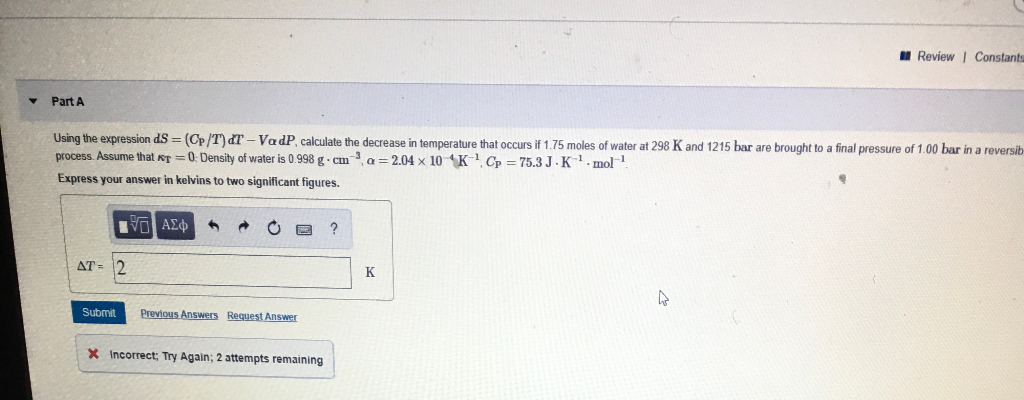 Solved Review | Constants Part A Using the expression ds = | Chegg.com