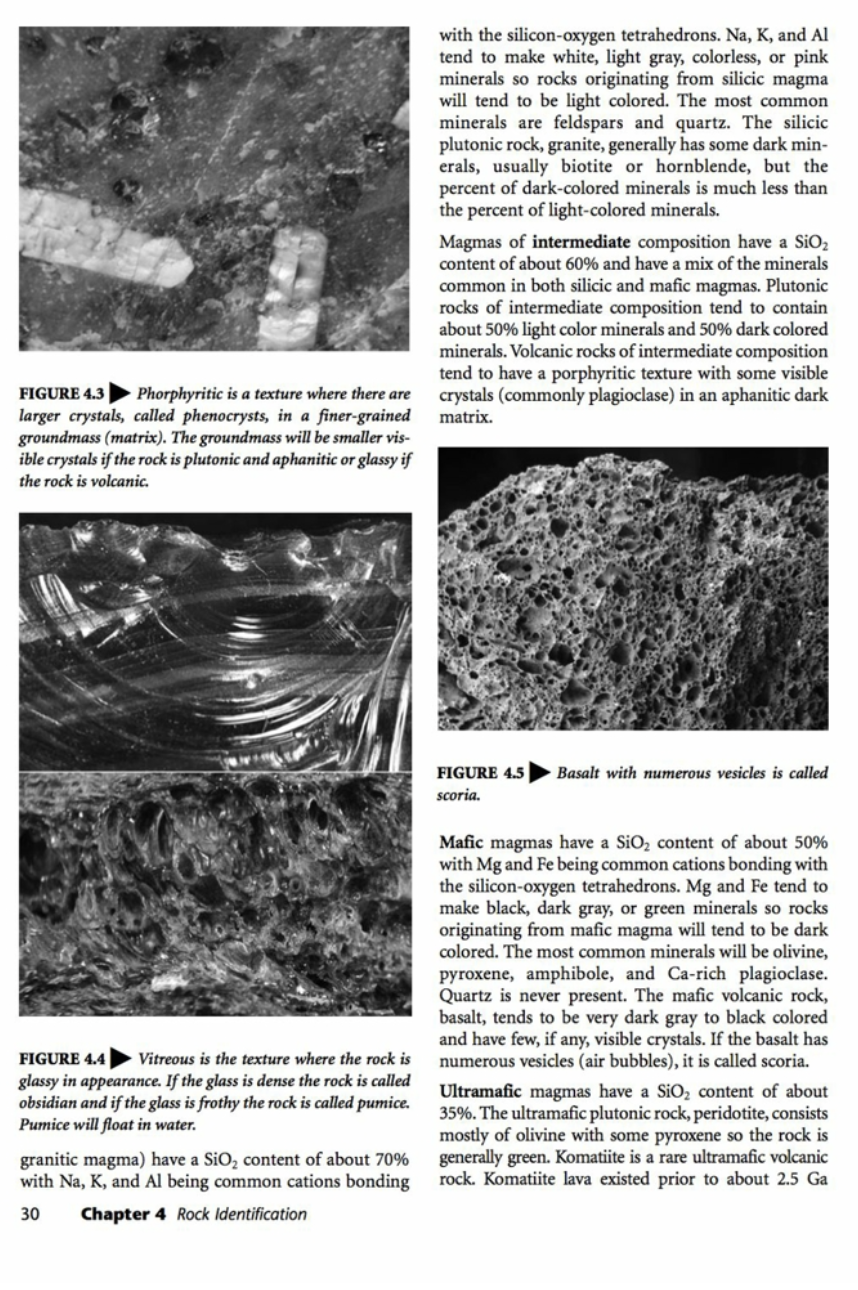 Solved Rock Identification INTRODUCTION A rock is a | Chegg.com