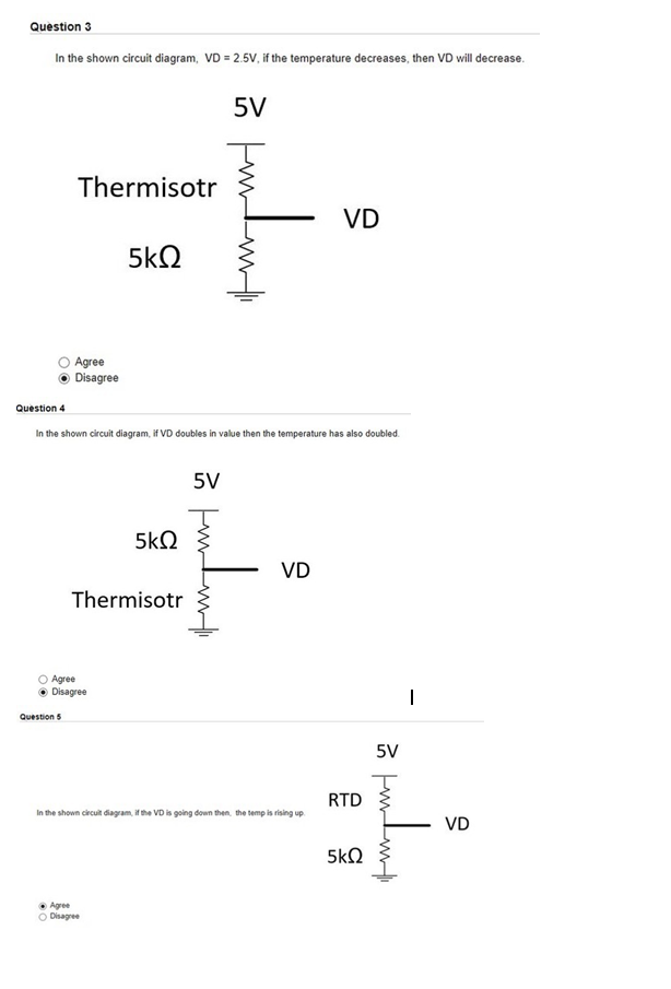 Solved Question 3 n the shown circuit diagram, VD 2.5V, if | Chegg.com