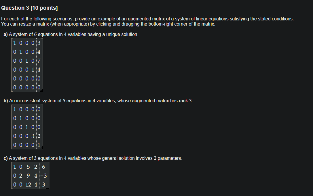 Solved For Each Of The Following Scenarios Provide An