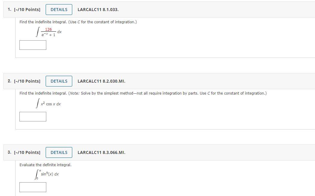 Solved Find the indefinite integral. (Use C for the constant | Chegg.com