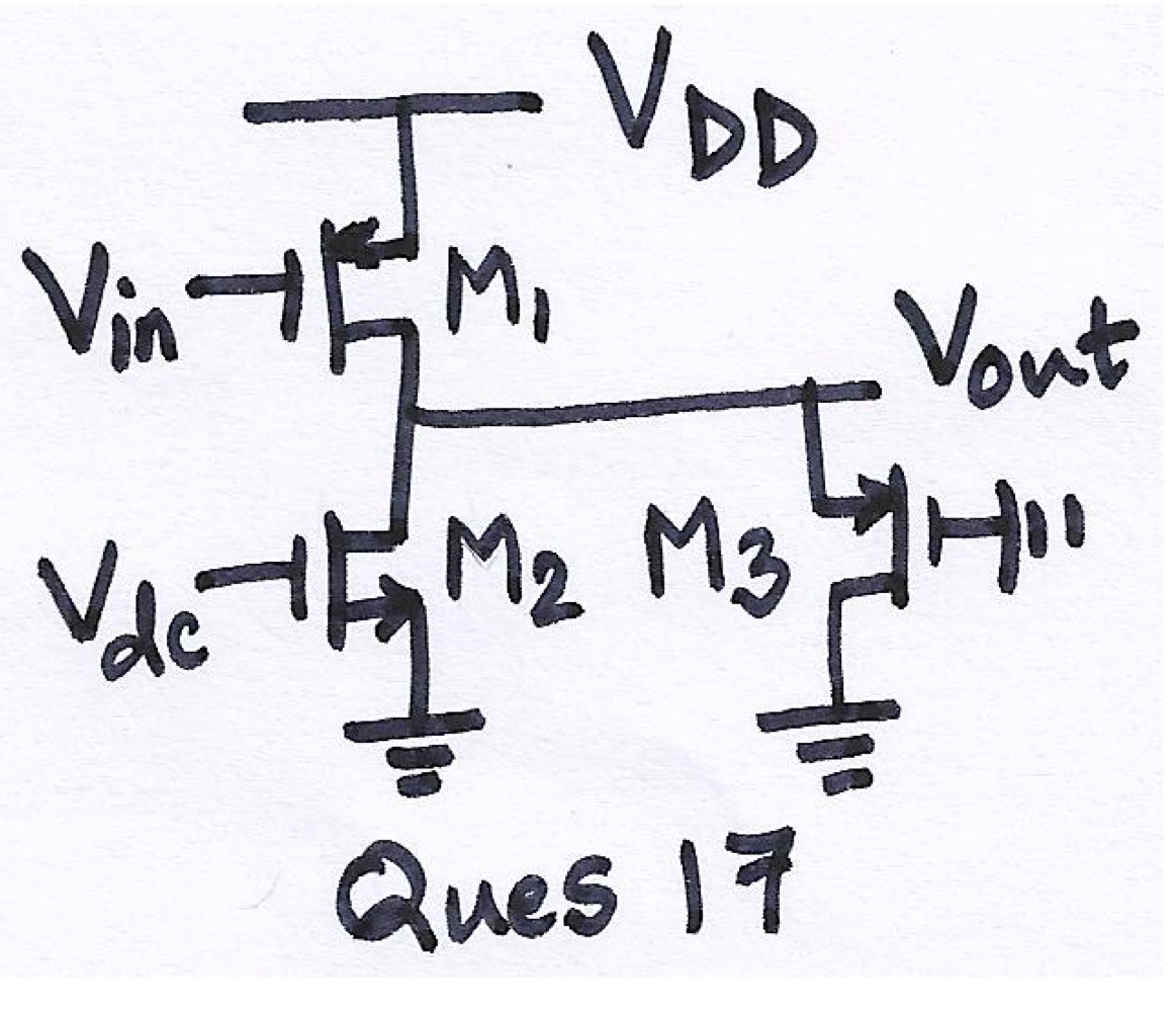 Solved Do small signal analysis of the following circuit. | Chegg.com