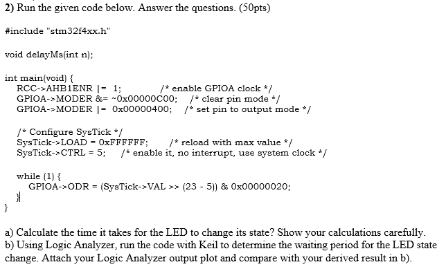 Solved 2 Run The Given Code Below Answer The Questions 