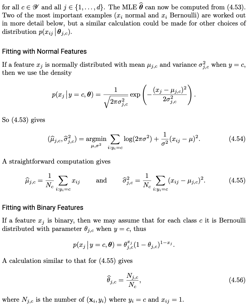 Fitting a naïve Bayes classifier amounts to | Chegg.com
