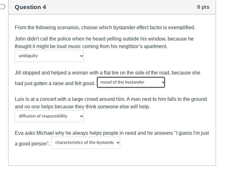 fill and the blank with the correct | Chegg.com