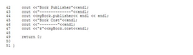 Solved The C++ Struct A C++ struct provides a mechanism for | Chegg.com