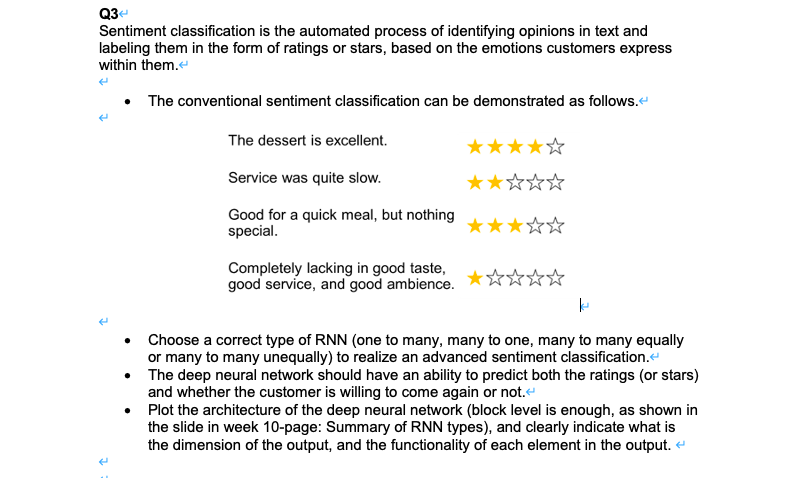Solved Q3 Sentiment classification is the automated process | Chegg.com