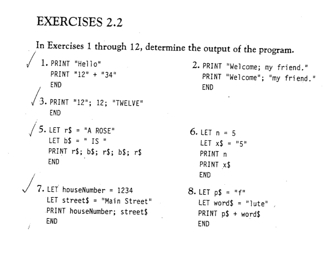 Solved EXERCISES 2.2 In Exercises 1 through 12, determine | Chegg.com